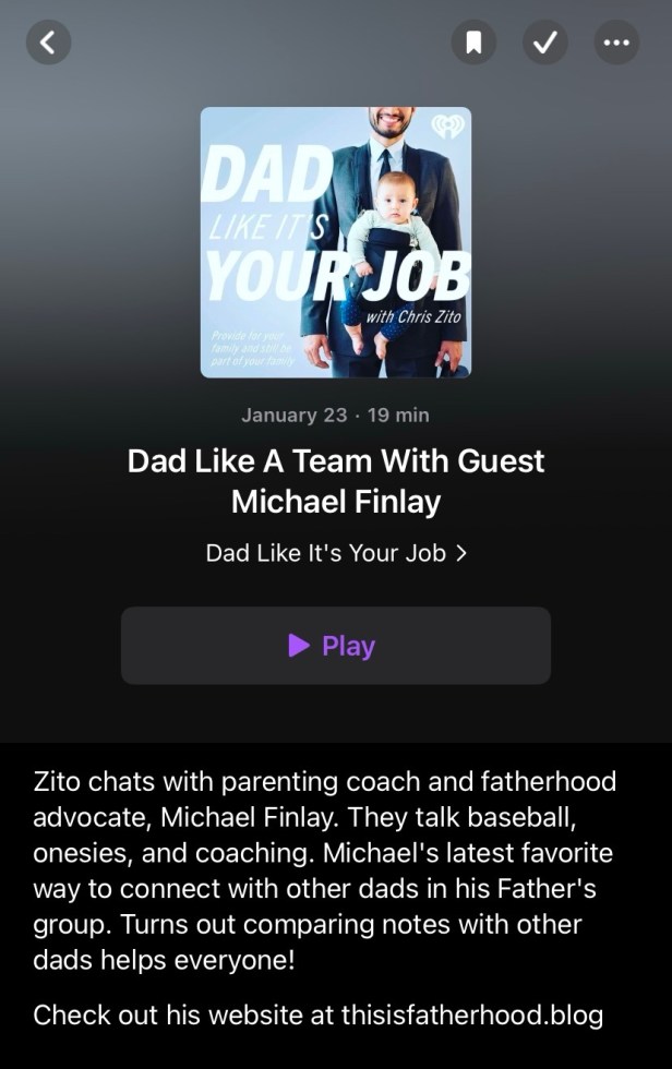 Featured on “Dad Like It’s Your Job” Podcast! – This Is Fatherhood